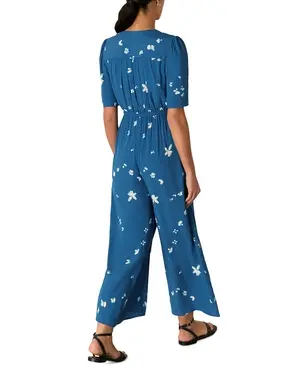 Elemis Floral Jumpsuit - Blue Multi