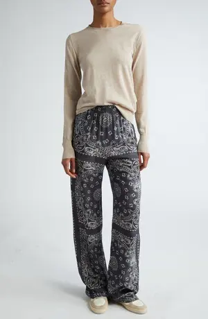 GOLDEN GOOSE Paisley Print Pants