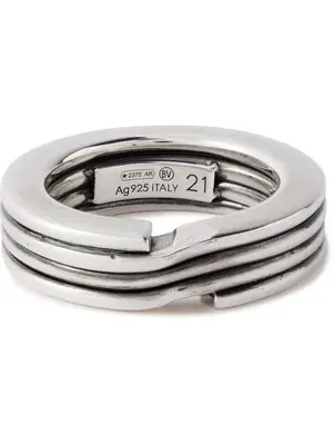 Bottega Veneta Key Chain Sterling Ring