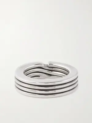 Bottega Veneta Key Chain Sterling Ring
