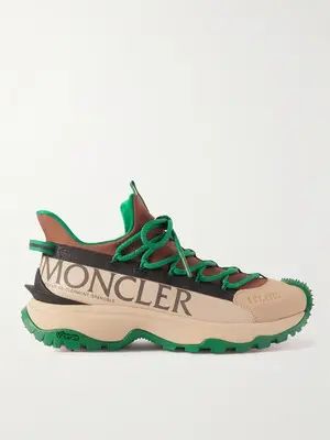 Moncler Trailgrip Lite2 Logo-print Sneakers - Brown