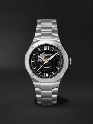 Baume & Mercier Riviera Automatic 39mm Stainless Steel Watch - Black