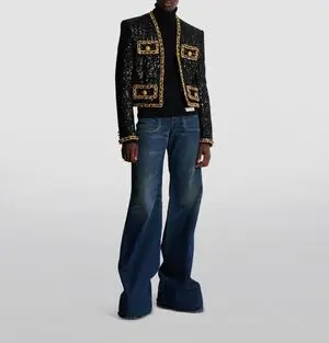 Balmain Sequin-embellished Spencer Jacket