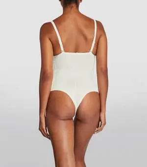 Spanx Shaping Satin Thong Bodysuit Light Control