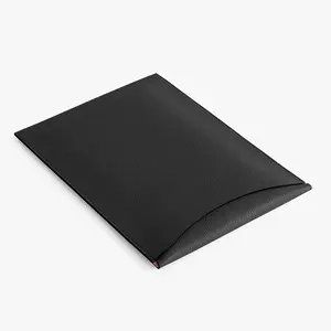 Cuyana Women's Convertible Leather Laptop Sleeve 13-14-inch Black/pink