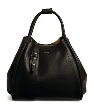 Max Mara Leather Marine M Tote Bag