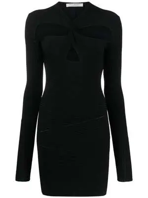Philosophy Di Lorenzo Serafini Cut-out Mini Dress - Black