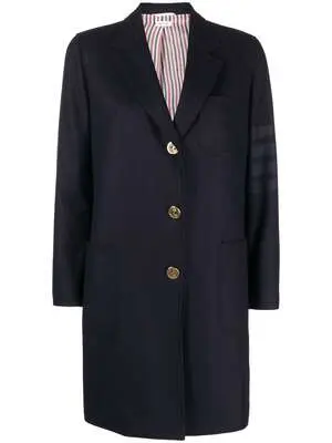 Thom Browne Engineered Single-breasted Coat