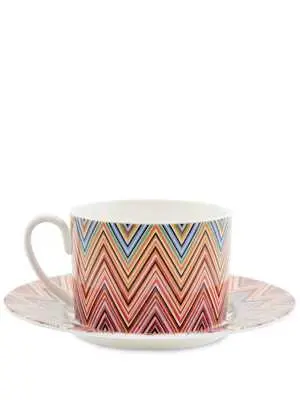 Missoni Jarris Tea Cup And Saucer - Red