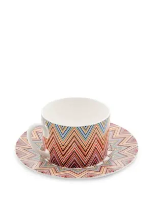 Missoni Jarris Tea Cup And Saucer - Red