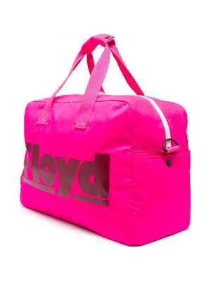 FLOYD Logo-print Zipped Holdall - Pink