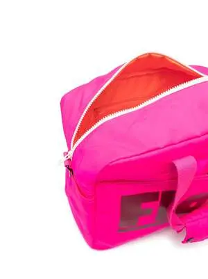 FLOYD Logo-print Zipped Holdall - Pink