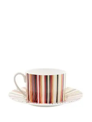 Missoni Jenkins Tea Cup And Saucer - Yellow