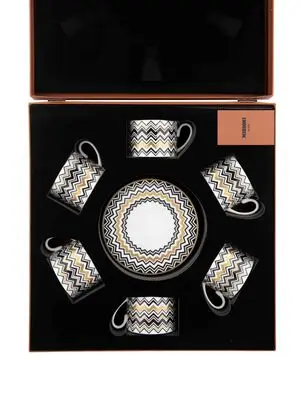 Missoni Zigzag-print Tea Cup And Saucer