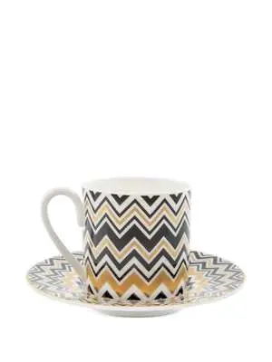 Missoni Zigzag-print Coffee Cup And Saucer