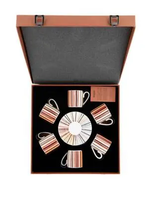 Missoni Jenkins Coffee Cup And Saucer - Orange