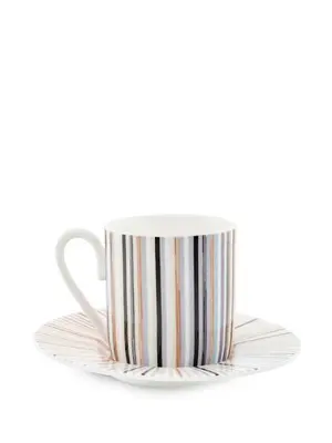 Missoni Jenkins Coffee Cup And Saucer - Orange