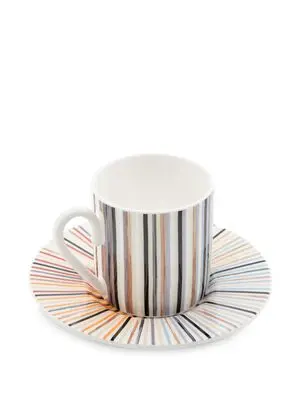 Missoni Jenkins Coffee Cup And Saucer - Orange