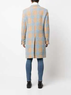 Philipp Plein Checked Single-breasted Coat