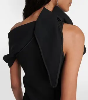 Maticevski Rigor Asymmetric Crepe Mini Dress