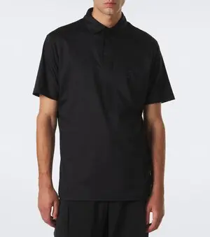 Giorgio Armani Cotton Polo Shirt - Black
