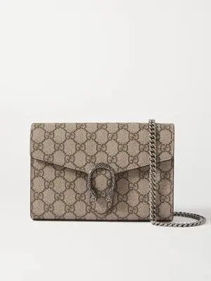 Gucci Dionysus Monogram Shoulder Bag - Neutrals