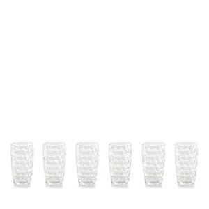 MARIO LUCA GIUSTI Acrylic Lente Acrylic Highball, Set Of 6 - Clear