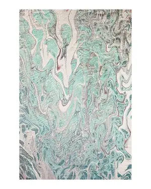 DALYN RUG COMPANY Kikiamo Kk9 Area Rug, 5' X 7'6 - Seaside/blue