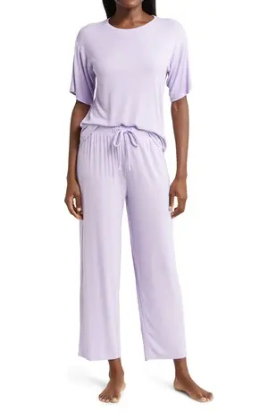 Nordstrom Moonlight Eco Easy Rib Pajamas Purple Betta