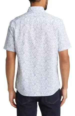 Robert Barakett Shelby Floral Short Sleeve Button-up Shirt