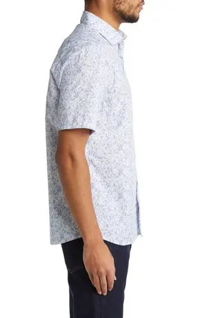 Robert Barakett Shelby Floral Short Sleeve Button-up Shirt