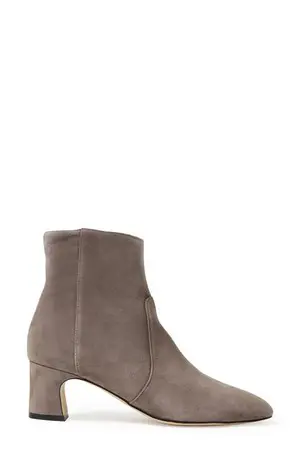 Bruno Magli Valeria Zip Bootie - Mink Suede