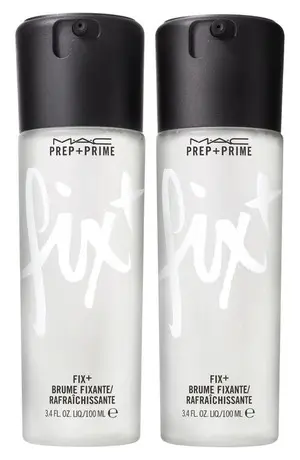 MAC COSMETICS Prep + Prime Fix+ Face Primer & Makeup Setting Spray Duo Set $62 Value