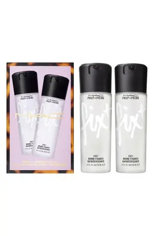 MAC COSMETICS Prep + Prime Fix+ Face Primer & Makeup Setting Spray Duo Set $62 Value