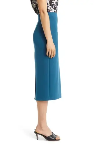 Nordstrom Midi Pencil Skirt - Blue Ceramic