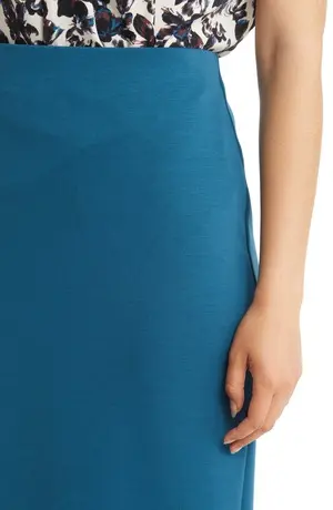 Nordstrom Midi Pencil Skirt - Blue Ceramic