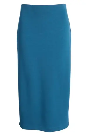 Nordstrom Midi Pencil Skirt - Blue Ceramic