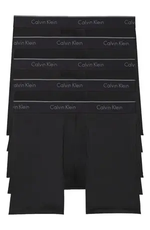 Calvin Klein 5-pack Performance Boxer Briefs Ytk 5 Black
