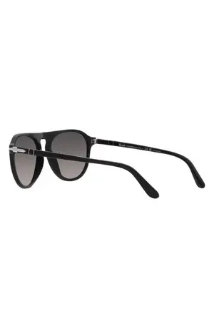 Persol 55mm Polarized Pilot Sunglasses