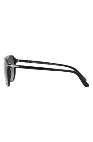 Persol 55mm Polarized Pilot Sunglasses