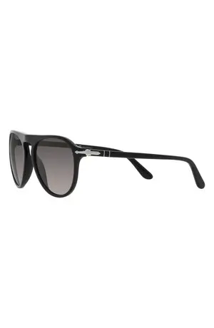 Persol 55mm Polarized Pilot Sunglasses