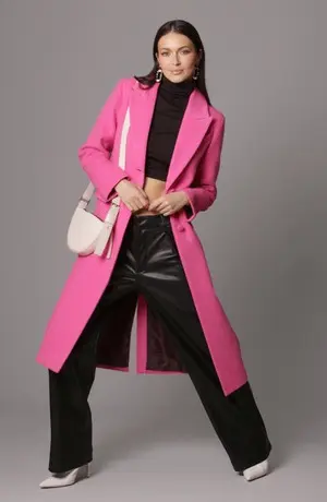 Avec Les Filles Longline Blazer-inspired Coat