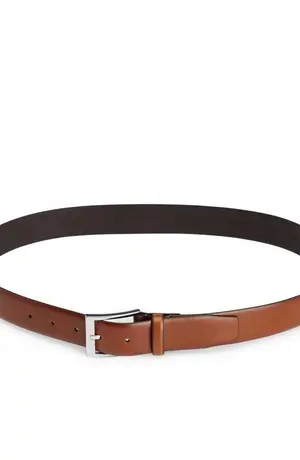 BOSS Elloy Leather Belt - Medium Brown