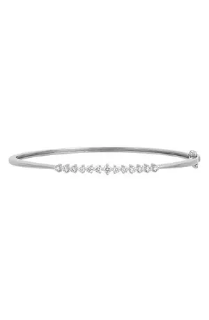 Bony Levy Liora Graduated Diamond Bangle Bracelet - 18k White Gold