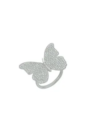 Bony Levy Icon Diamond Pavé Butterfly Ring - 18k White Gold
