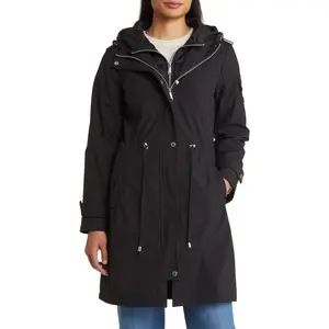 Sam Edelman Water-resistant Rain Jacket With Bib