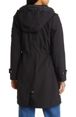 Sam Edelman Water-resistant Rain Jacket With Bib