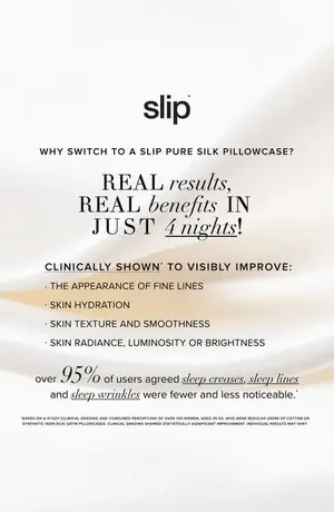 Slip Pure Silk Pillowcase And Skinny Scrunchie Set