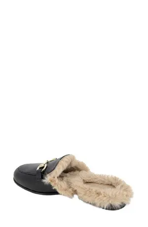 Bcbgmaxazria Zorie Faux Fur Bit Mule - Black