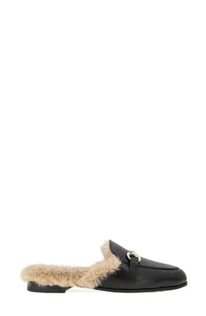 Bcbgmaxazria Zorie Faux Fur Bit Mule - Black